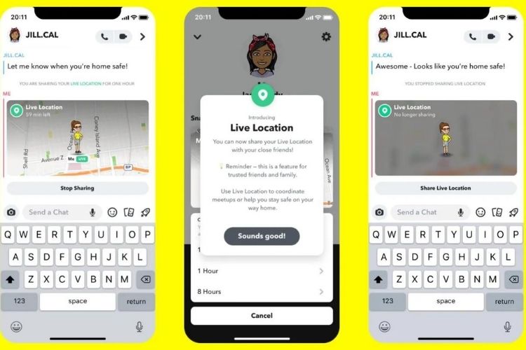 You Can Now Share Your Live Location on Snapchat | Beebom
