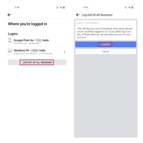 How to Log out of Facebook on All Devices in 2022 (Guide) | Beebom