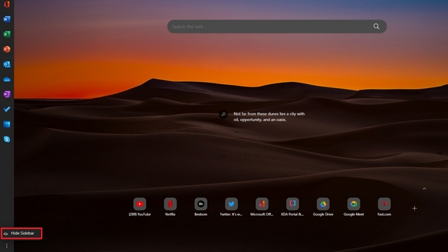 How to Enable or Disable Office Sidebar in Microsoft Edge | Beebom