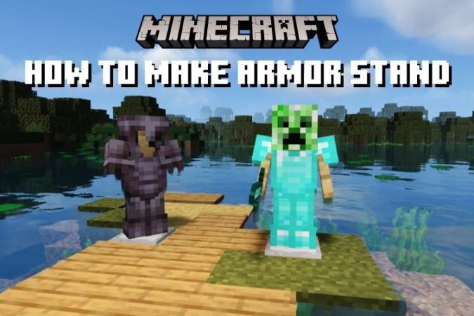 How to Make Armor Stand in Minecraft Java and Bedrock (2022) | Beebom