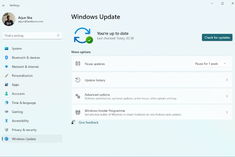 How to Update Windows 11 in 2022 (5 Methods) | Beebom