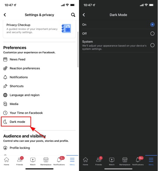 How to Enable Facebook Dark Mode on Web, iPhone, & Android | Beebom
