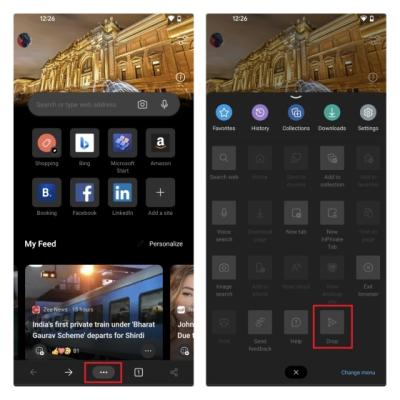 How to Use Microsoft Edge Drop to Share Files Across Your Phone and ...