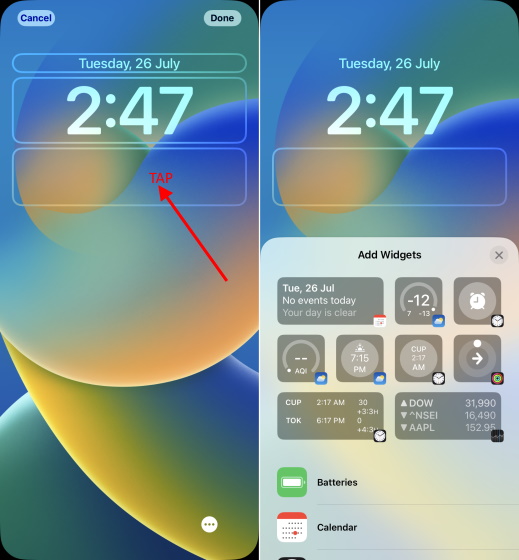 Comment Ajouter Des Widgets à L'écran De Verrouillage De L'iPhone Dans IOS 16 (2022) - Tech ...