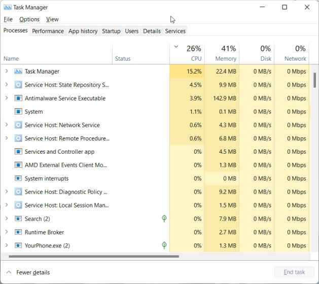 How to Open the Task Manager in Windows 11 (8 Methods) | Beebom