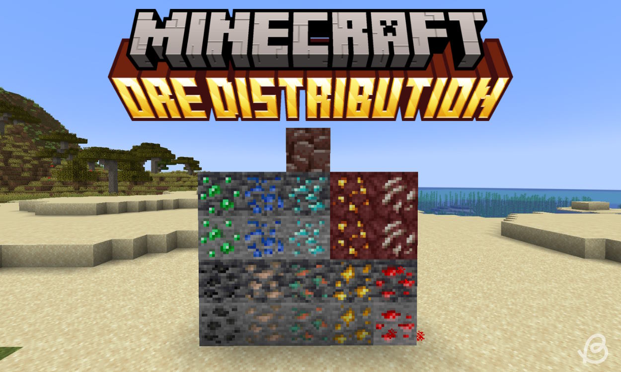 Minecraft Ore Distribution Guide Where And How To Find Every Ore Beebom