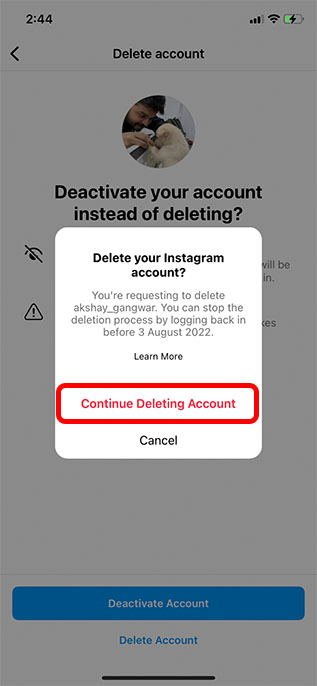 How to Delete Instagram Account (Guide) | Beebom