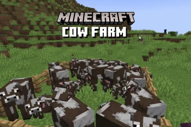 How to Make a Cow Farm in Minecraft in 2022 [Easiest Method] | Beebom