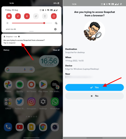 Snapchat Web: How to Use Snapchat on PC and Laptop (2022) | Beebom