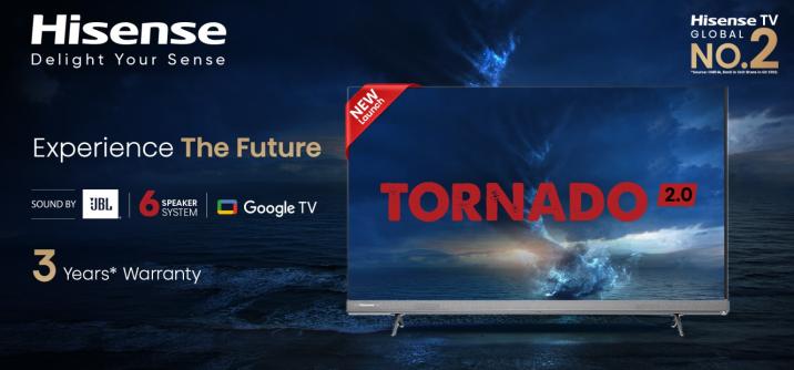 HiSense Launches U7H, Tornado 2.0 A7H TVs in India | Beebom