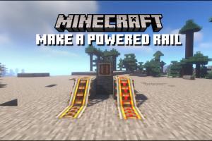 How to Make Powered Rail Using Redstone in Minecraft | Beebom