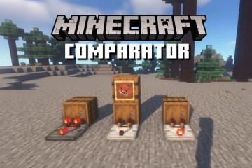 How to Make a Redstone Comparator in Minecraft (2022) | Beebom