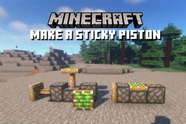 How to Make a Sticky Piston in Minecraft [Easiest Guide] | Beebom