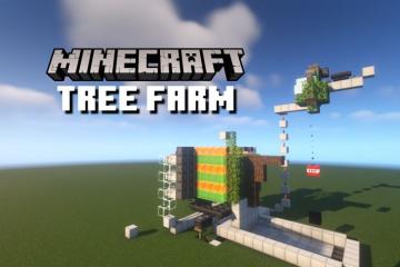 How to Make a Tree Farm in Minecraft [10,000+ Logs/ Hour] | Beebom