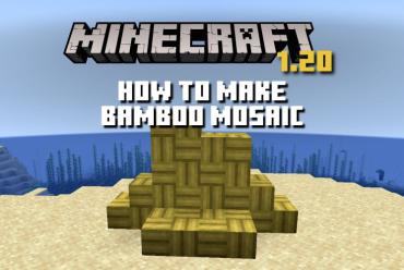How to Make a Bamboo Mosaic in Minecraft 1.20 (Guide) | Beebom