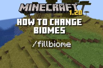 How to Change Minecraft Biomes Using Fillbiome Command | Beebom