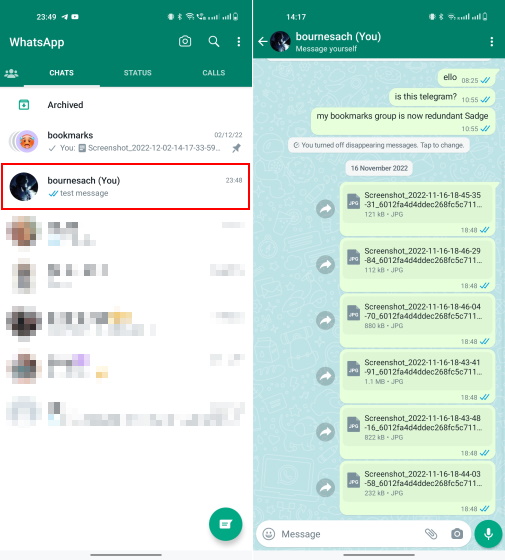 How to Message Yourself on WhatsApp in 2022 (2 Ways) | Beebom How to Message Yourself on WhatsApp in 2022 (2 Ways) | Beebom