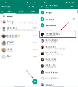 How to Message Yourself on WhatsApp in 2022 (2 Ways) | Beebom