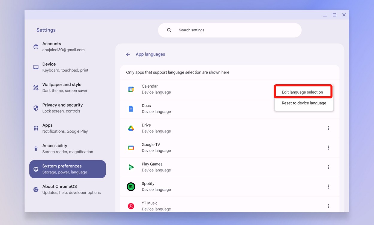 How to Change Language on Your Chromebook | Beebom
