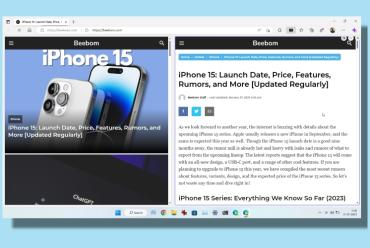 How to Enable and Use Split Screen in Microsoft Edge | Beebom