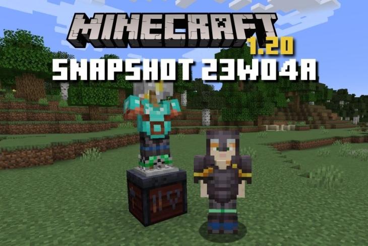 Minecraft 1.20 Snapshot 23w04a Released: Armor Customization, Netherite ...