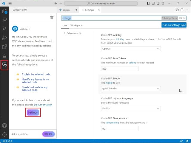 How To Install And Use Codegpt In Vs Code Guide Beebom 