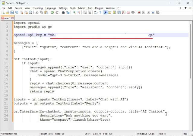 如何使用 ChatGPT API 构建你自己的 AI 聊天机器人 (2023) - 0x资讯