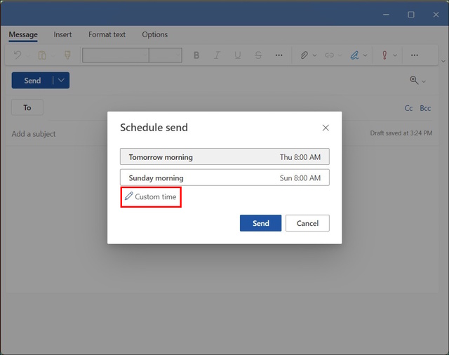 How to Schedule an Email in Outlook (2024 Guide) | Beebom