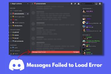 How To Fix the "Messages Failed to Load" Discord Error on Windows (9 Ways) | Beebom