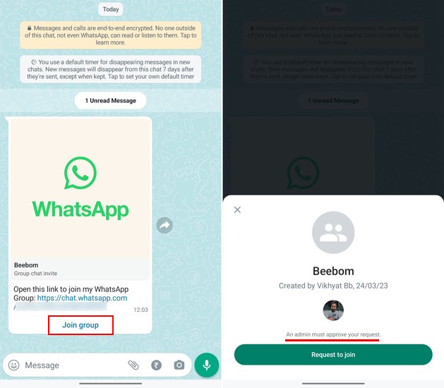 How to Use New Participant Approval Feature for WhatsApp Groups | Beebom