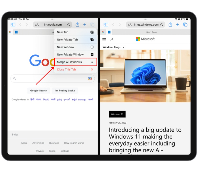 How to Get Rid of Split Screen on iPad (2024 Guide) | Beebom