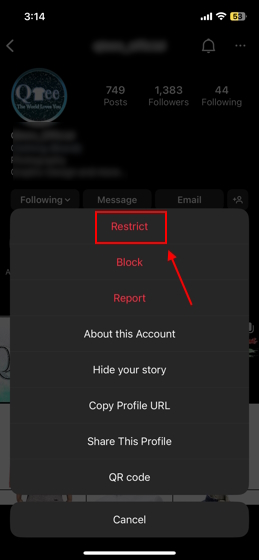 What Happens When You Restrict Someone on Instagram | Beebom