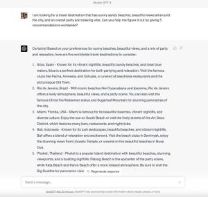 How to Use ChatGPT for Travel Planning in 2024 | Beebom