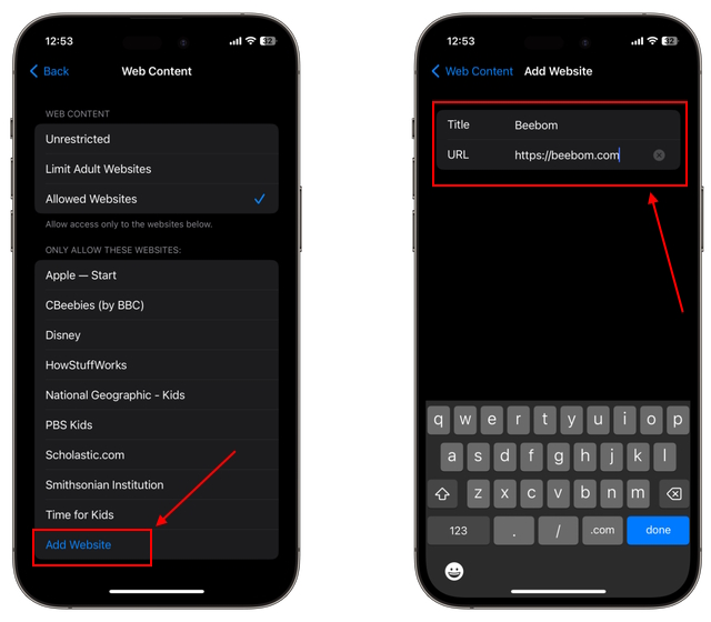 How to Block Websites on iPhone and iPad (2024) | Beebom