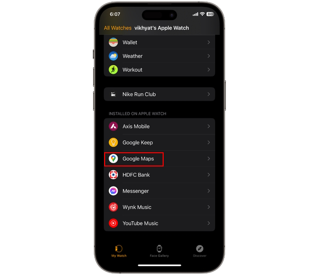 How to Use Google Maps on Apple Watch (2024) | Beebom