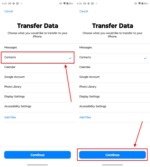 How to Transfer Contacts from Android to iPhone (Guide) | Beebom