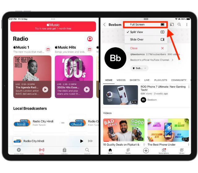 How to Get Rid of Split Screen on iPad (2024 Guide) | Beebom
