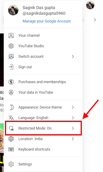 How To Turn Off Restricted Mode On Youtube Beebom