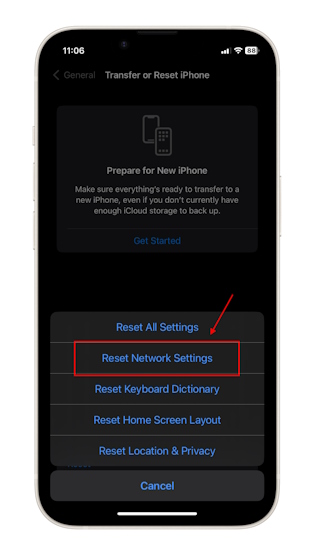 How to Reset Network Settings on iPhone (2024 Guide) | Beebom