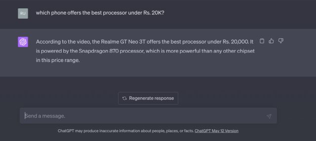 How to Transcribe, Summarize and Chat With YouTube Videos Using ChatGPT ...