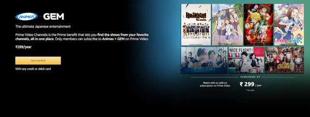 Amazon Prime Video Adds Animax + GEM Content in India | Beebom