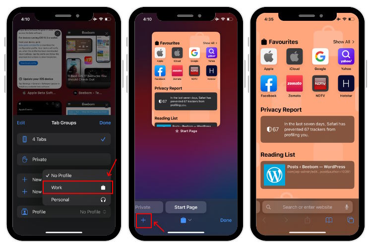 How to Create a Safari Profile on iPhone, iPad, and Mac | Beebom