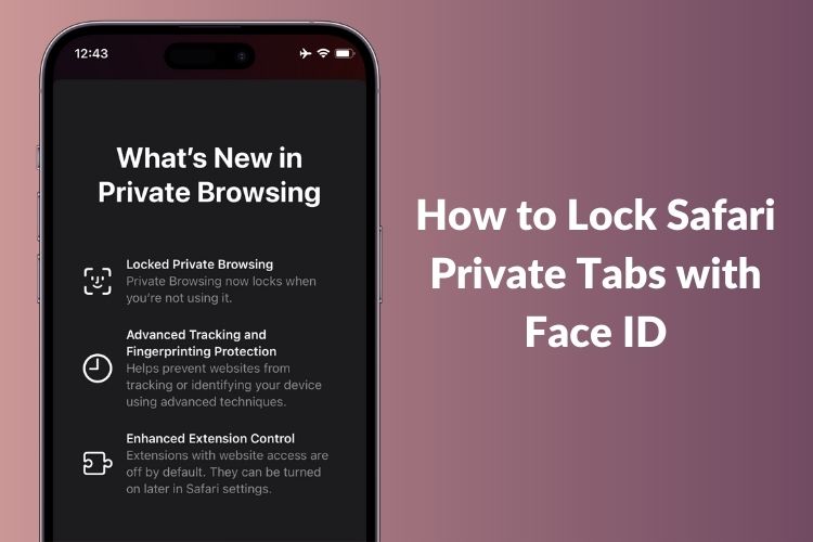 How to Lock Safari Private Tabs with Face ID on iPhone | Beebom