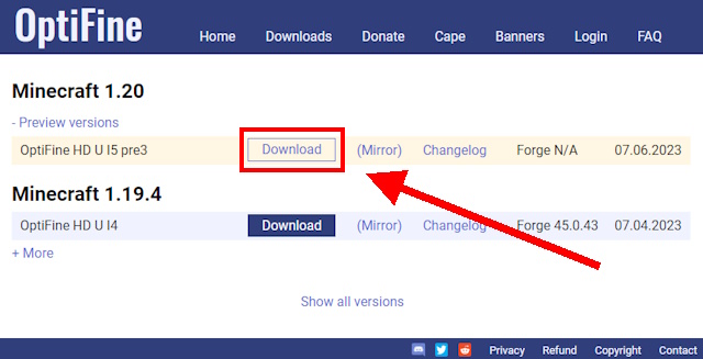 Minecraft 1.20: How to Download and Install OptiFine | Beebom