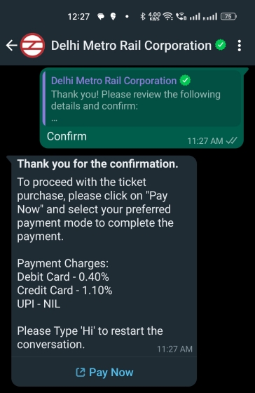 Now Book Delhi Metro Tickets On WhatsApp; Here's How! | Beebom