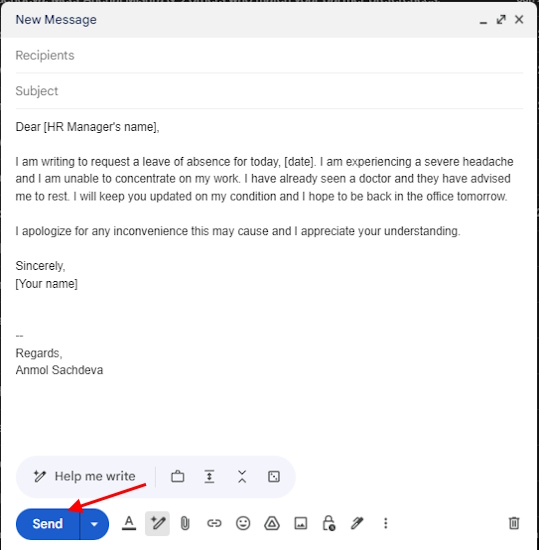 How To Use Gmail S Help Me Write Ai Tool To Draft Emails Beebom