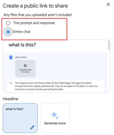How to Share Your Google Bard AI Chats | Beebom