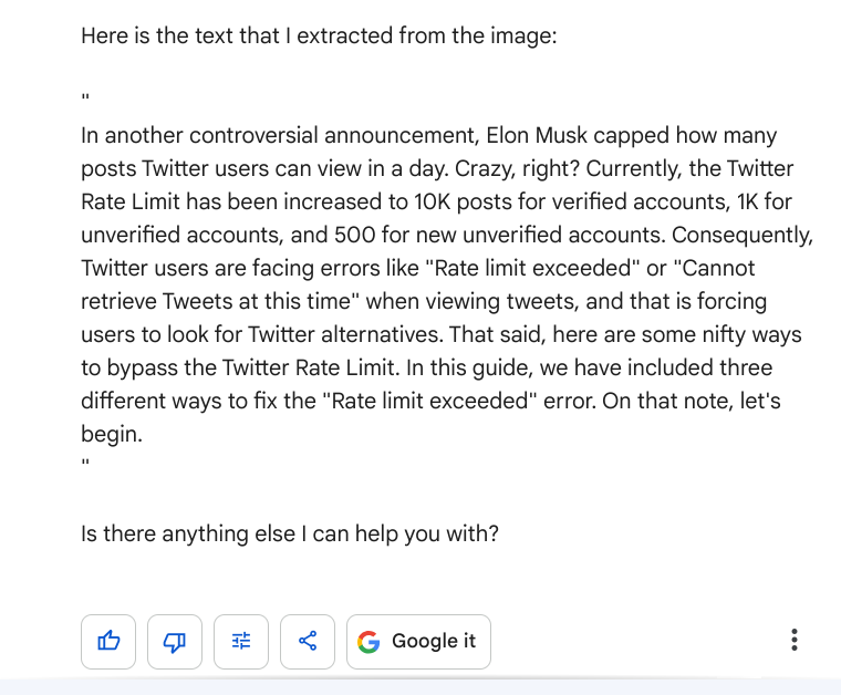 You Can Now Upload Images to Google Bard; Here Are Some Cool Examples ...