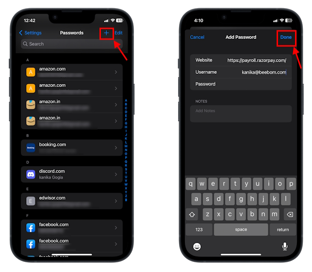 How to Find and Manage Saved Passwords on iPhone | Beebom