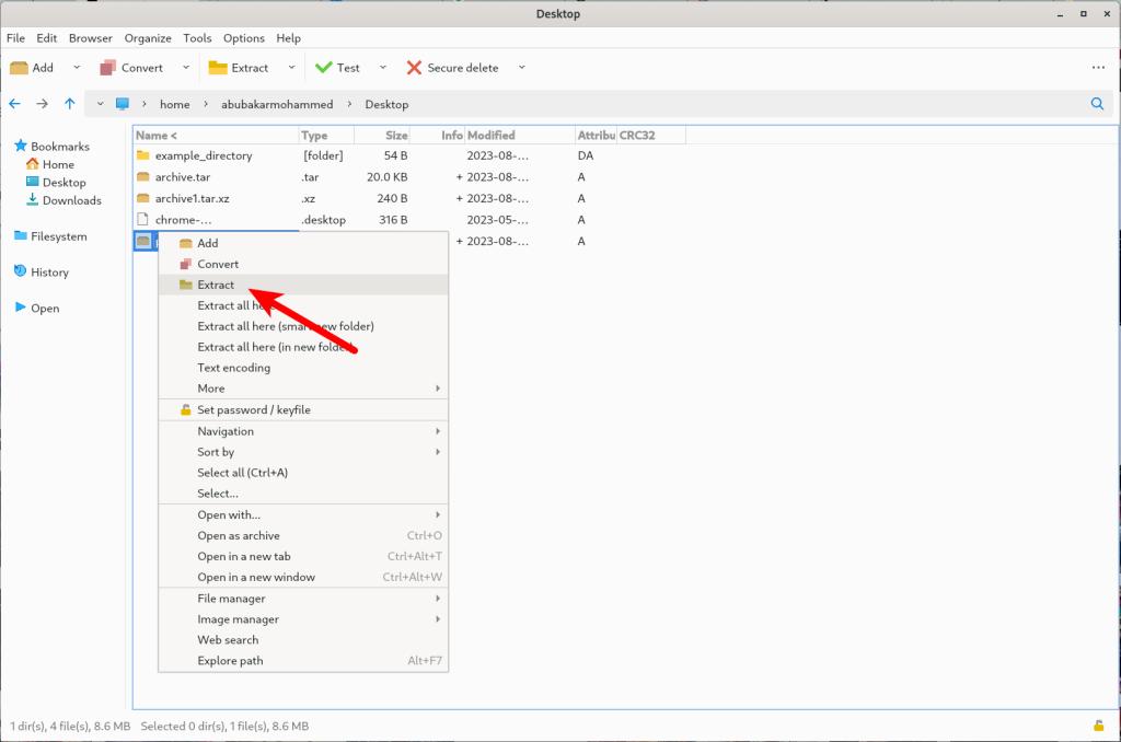 How to Extract or Untar a File on Linux | Beebom